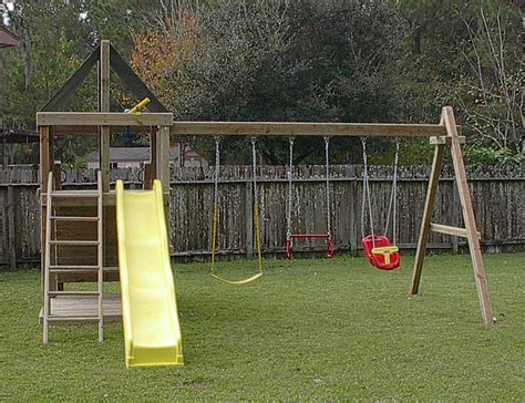 Homemade Swing Set Ideas Examples And Forms
