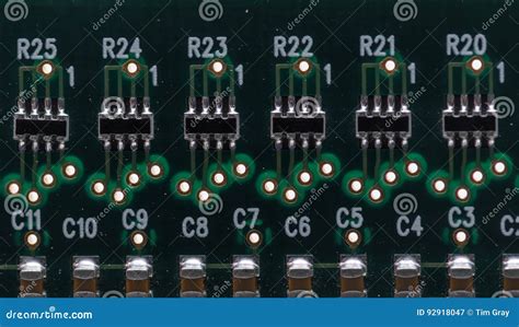 Macro Memory Chip View Stock Image Image Of Tech Circuit 92918047