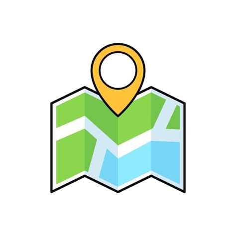 premium vector vector map with location marker