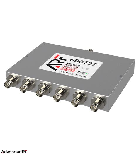6 Way Rf Splitter Combiner Bnc 6b0727