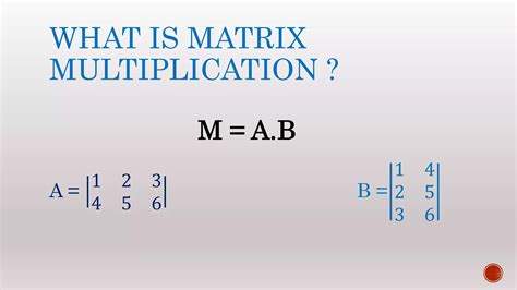 Matrix Multiplication University Presentation Slide Pptx