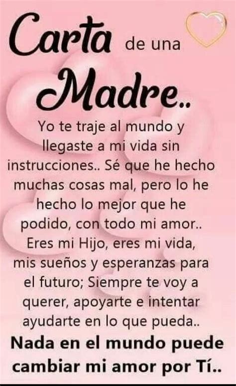 11 Ideas De Carta Para Un Hijo Frases De Mami Frases Para Hijos