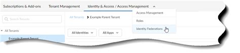 Manually Configure A Saml Identity Provider Through The Common Services