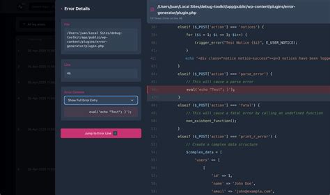 Features Wp Debug Toolkit
