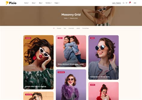 Pixio Shop And Ecommerce Vuejs Template Dexignzone