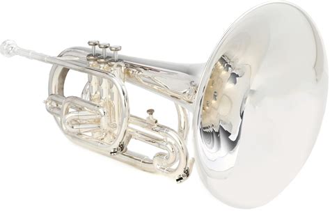 Jupiter Jmp1000ms Intermediate Marching Mellophone Silver Plated