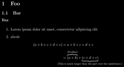 Equations Centering Operator Between Two Underbraces Tex Latex