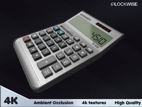 Calculator Model 3d Props Unity Asset Store