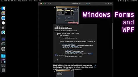 The Problem With Windows Forms And Wpf 2025 Dot Net Perls Blog