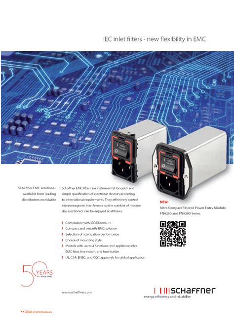 IEC Inlet Filters New Flexibility In EMC