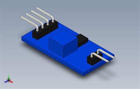 雨量传感器 Step 模型图纸免费下载 懒石网