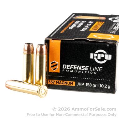 500 Rounds Of Discount 158gr Jhp 357 Mag Ammo For Sale By Prvi Partizan