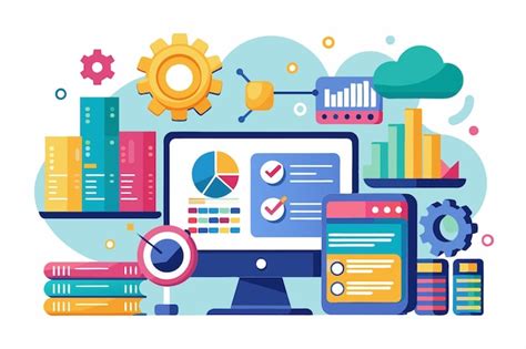A Digital Workspace Displays Automated Database Analysis And