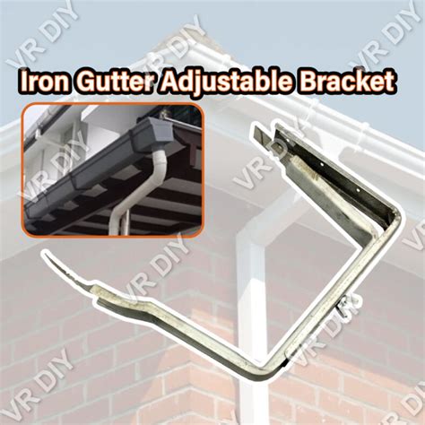 Iron Gutter Adjustable Bracket Rainwater Bracket Metal Pvc Gutter