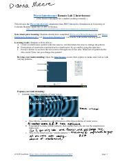 Waves Interference Remote Lab2 1 2 Pdf Dianna Meera Waves Interference Remote Lab 2