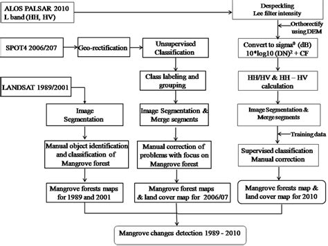 2 Flowchart Of The Satellite Imagery Processing And Classification