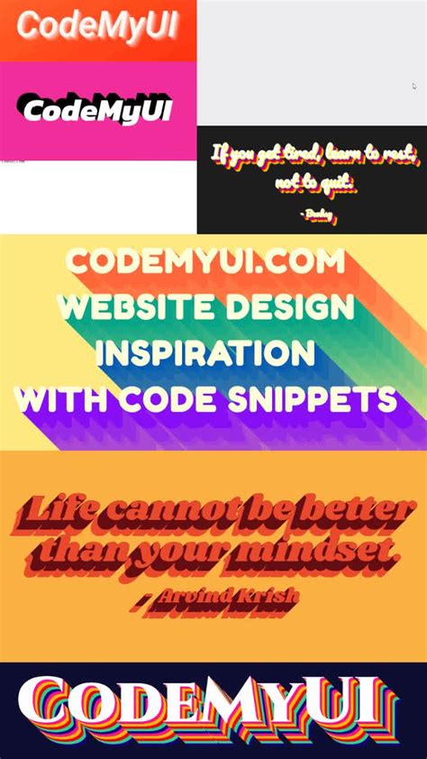 28 Drop Shadow Design Inspiration HTML CSS Snippets Ξ ℂ𝕠𝕕𝕖𝕄𝕪𝕌𝕀