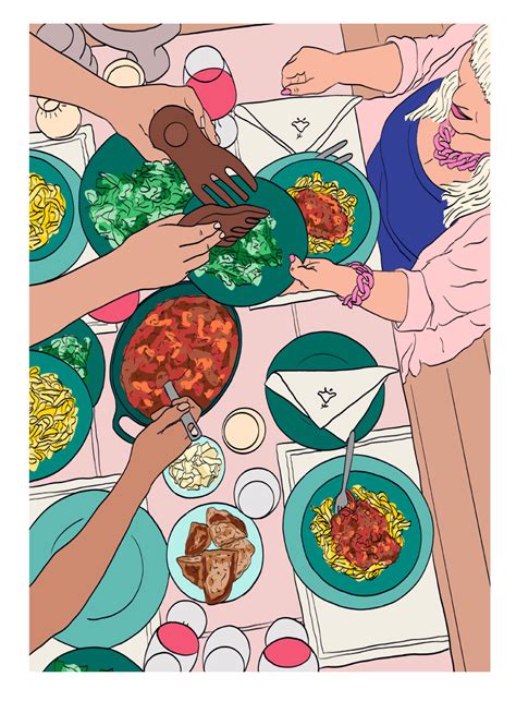 Dinner Party Natural Wine Artwork Poster More Natural Wine