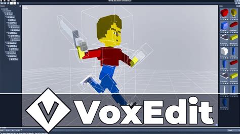 Voxedit Voxel Editor In Action Youtube