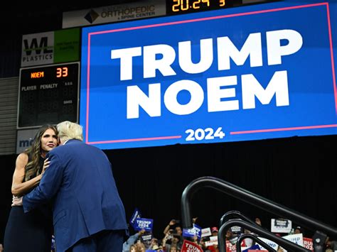 Trump Visits South Dakota Picking Up An Endorsement From Gov Kristi