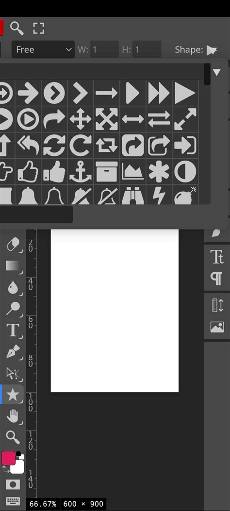 Custom Shape Panel In Portrait Mode · Issue 5318 · Photopeaphotopea · Github