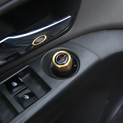 Car Rearview Mirror Adjust Knob Trim Ring Decorati Grandado
