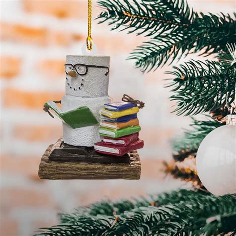 Badu Bg Украса с висулка за коледно дърво Персонализирана коледна висулка за кола Коледна шапка