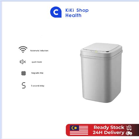 Kiki Automatic Touchless Motion Sensor Electronic Dustbin 14l Sensing Kitchen Garbage Induction