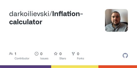 GitHub Darkoilievski Inflation Calculator