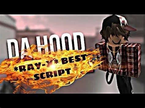 roblox da hood op gui rayx scénario slient aim anti stomp aimlock fly roadster farm more