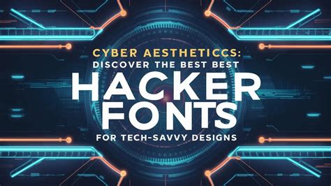 Cyber Aesthetics Discover The Best Hacker Fonts In Canva For Tech