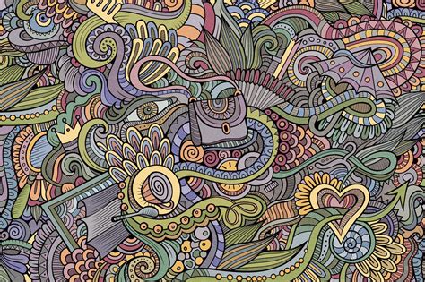 Female Seamless Pattern Seamless Patterns Vector Pattern Seamless