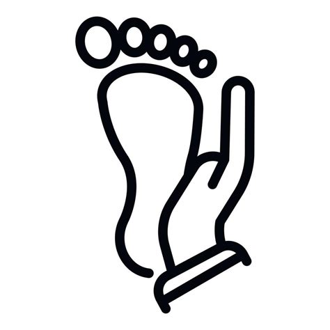 Foot Massage Icon Outline Style 15367246 Vector Art At Vecteezy