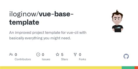 Github Iloginow Vue Base Template An Improved Project Template For Vue Cli With Basically