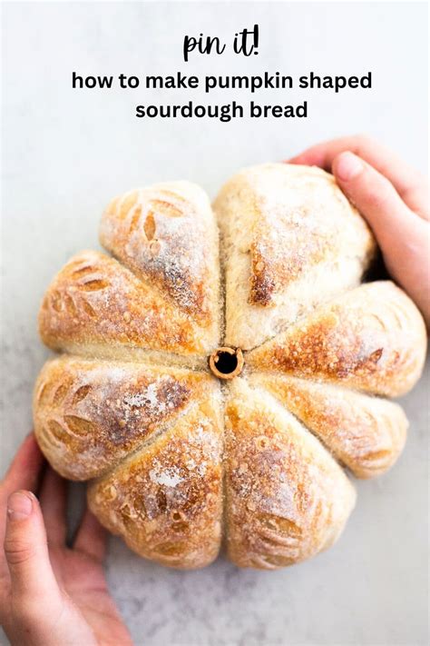 How To Make A Pumpkin Shaped Sourdough Bread Loaf
