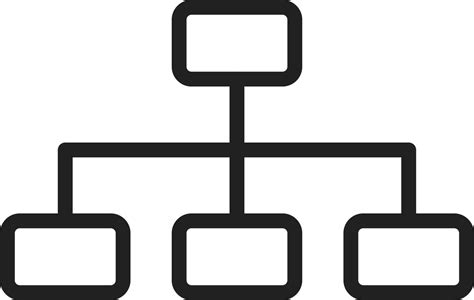 sitemap icon vector image suitable for mobile apps web apps and print