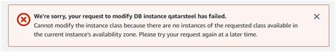 How To Resolve “if You Cant Modify The Mysql Rds Instance Class” Find