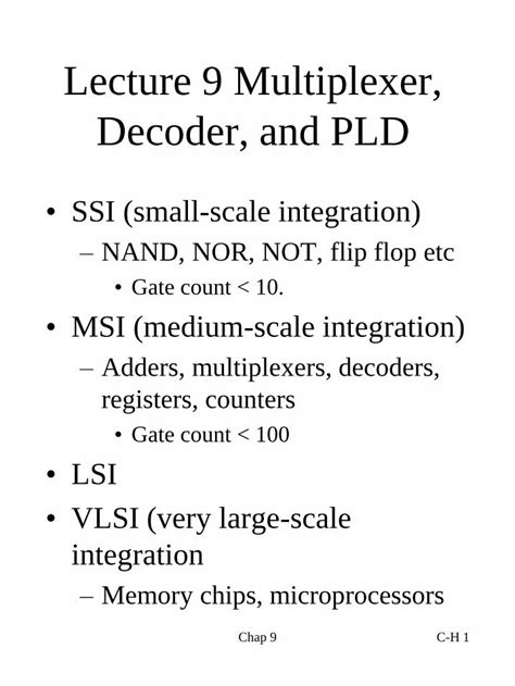 Pdf Lecture 9 Multiplexer Decoder And Pld Dokumentips