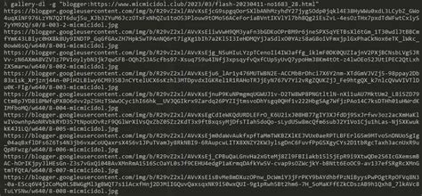 [blogger] gallery dl not downloading highest resolution · issue 3863 · mikf gallery dl · github