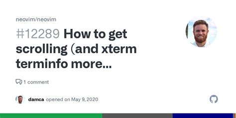How To Get Scrolling And Xterm Terminfo More Specifically To Work On
