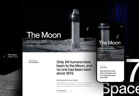 Spacex Redesign 2024 The Moon By Maciej Olbrycht On Dribbble