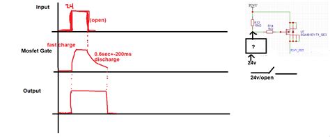 Bjt Using An RC Delay Circuit On A MOSFET Gate Electrical Engineering Stack Exchange
