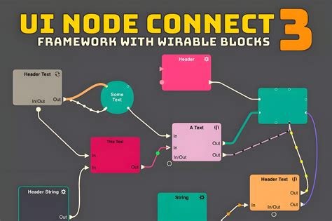 【unity 可视化ui布局插件】ui Node Connect 通过可视化的节点系统，让开发者能够更直观地构建ui组件之间的连接与交互逻辑