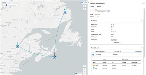 Cisco Crosswork Optimization Engine 70 User Guide Tree Segment