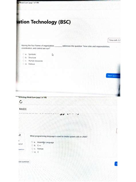 Model Exam 2015 Jit Pdf