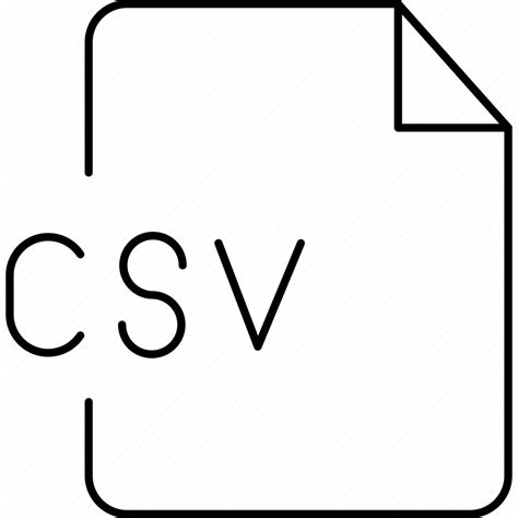 Csv Document Extension File Csv Document Icon Download On Iconfinder