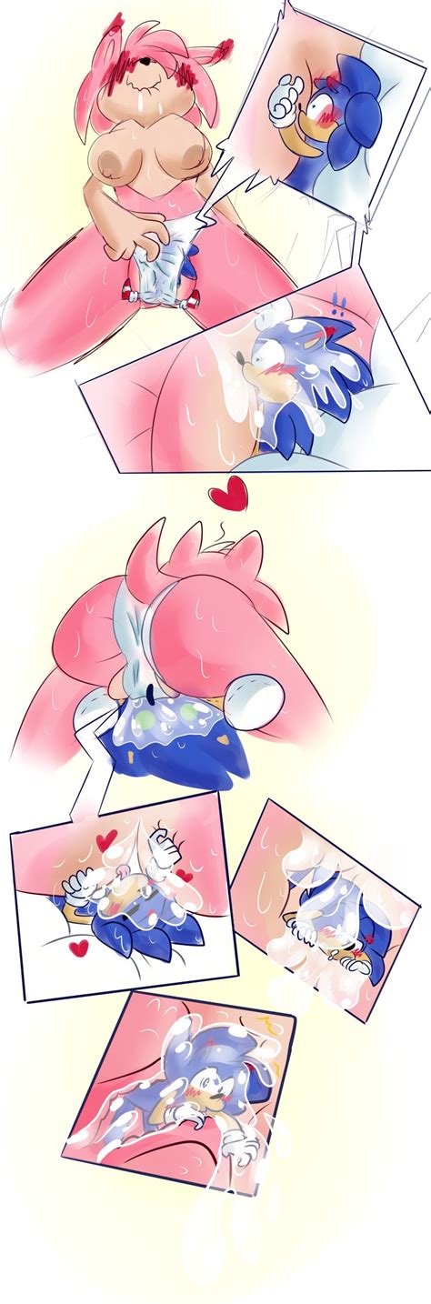 Rule 34 1boy 1girls Amy Rose Anthro Big Breasts Bigger Female Blush