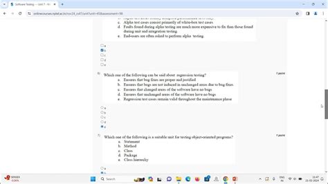 Nptel Software Testing Week 4 Assignment 4 Solutions Youtube