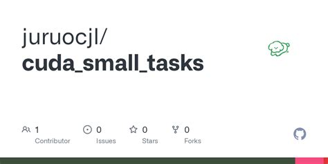 Github Juruocjlcudasmalltasks