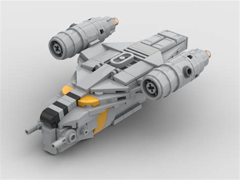 Lego Moc The Mandalorian Razor Crest Miniscale By Gregvds Rebrickable